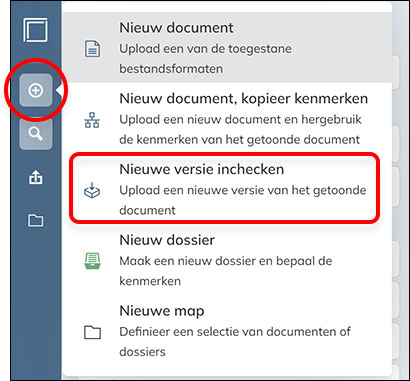 Werken met documentversies in Xtendis 7 (document uitchecken en ...