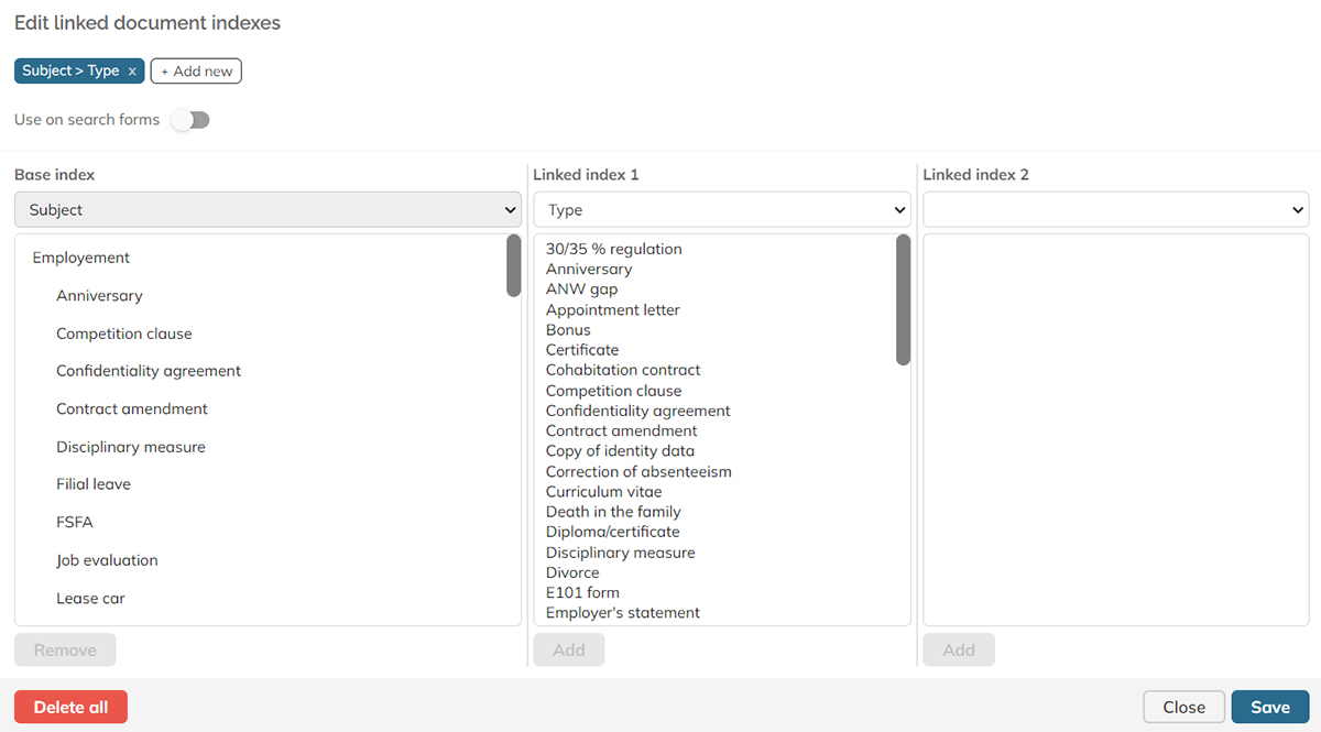 Linking fixed value list fields in Xtendis 7 – Home Linking fixed value list fields in Xtendis 7 – Home