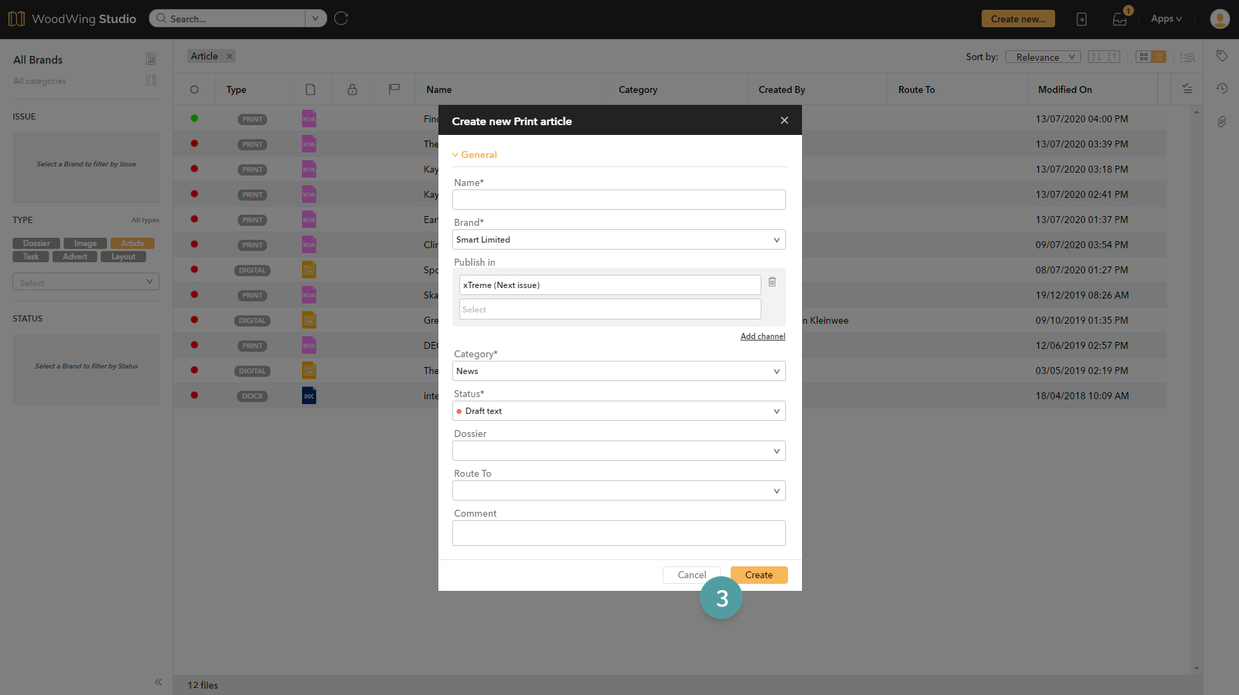 Studio quick start – Home