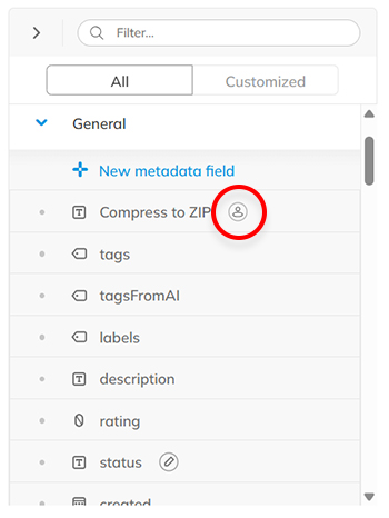 Managing metadata fields in Assets 10 – Home
